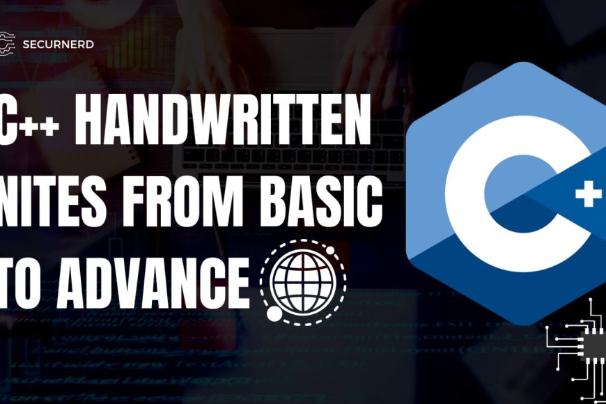 Complete C++ Handwritten Notes From Basic to Advanced - Isfiblog ...